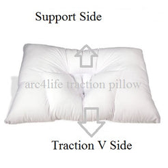 Arc4life Cervical Linear Traction Neck Pillow for Neck Pain Relief ...